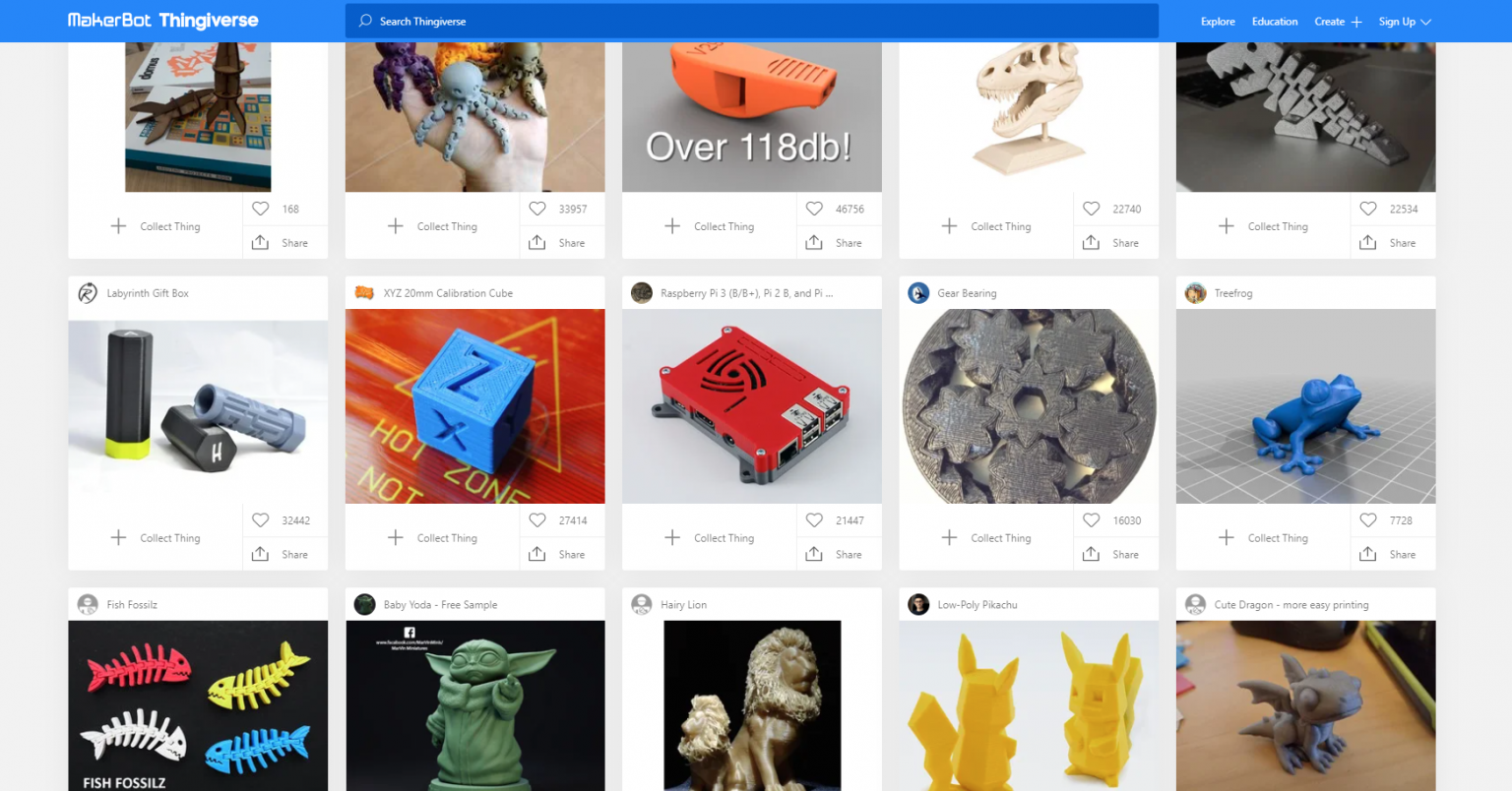 Las 3 Mejores bibliotecas para descargar archivos STL | Krear 3D