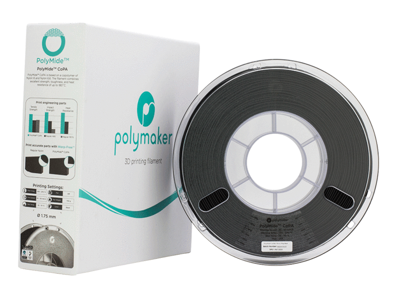 PolyMide CoPA Negro - Filamento PolyMaker - Krear3D